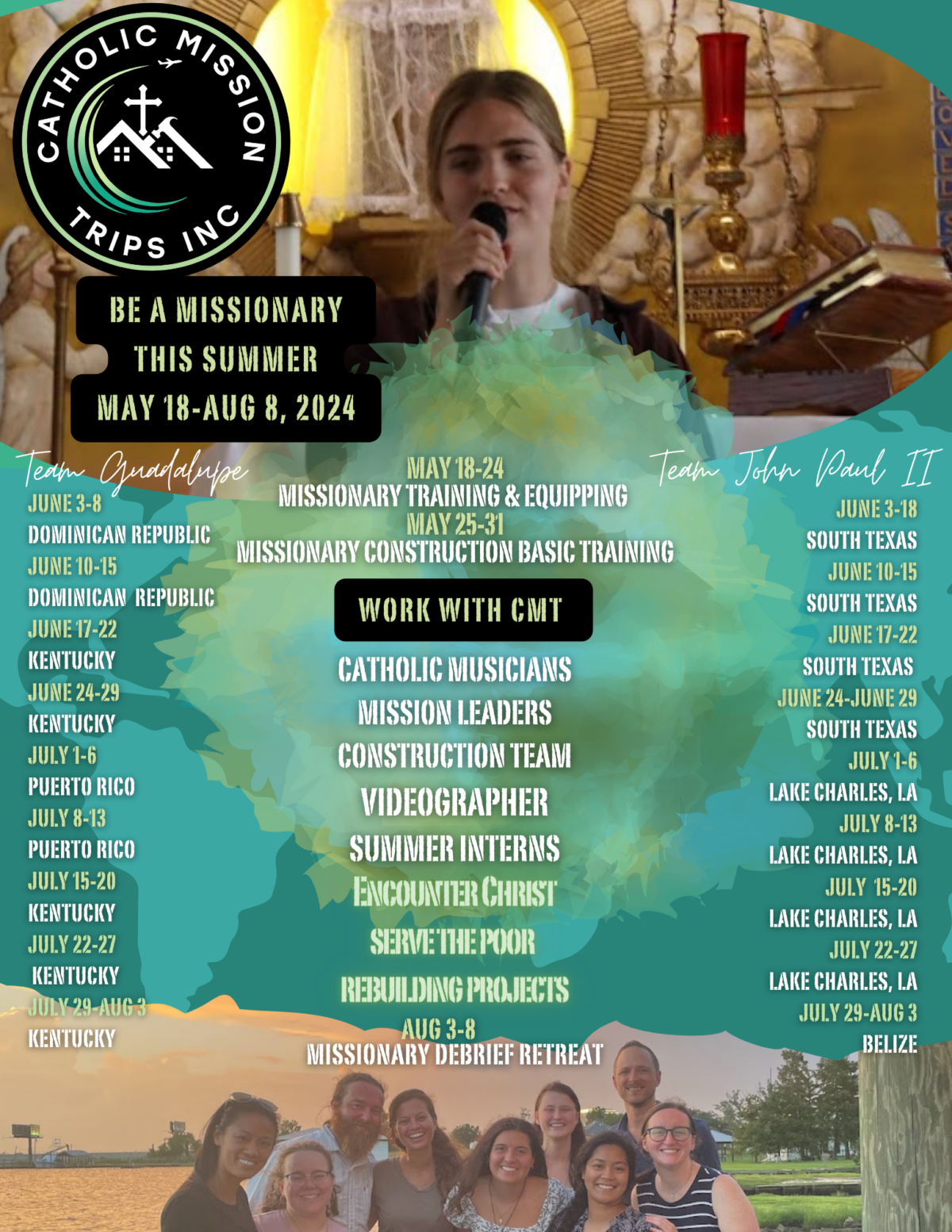 BE A Missionary 2024 Summer (1) | Catholic Mission Trips Incorporated